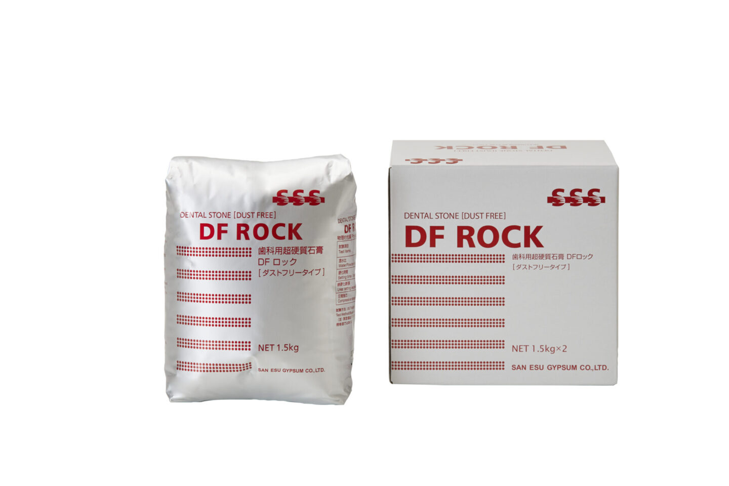 Dental Die Stone (typeⅣ) : DF Rock | SAN ESU GYPSUM CO., LTD.